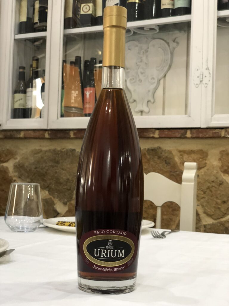Urium clásico Palo Cortado | Palomino Fina | Urium - Restaurante Avante ...